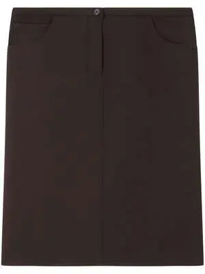 COURREGES Low-waist Midi Skirt