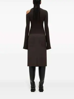 COURREGES Low-waist Midi Skirt