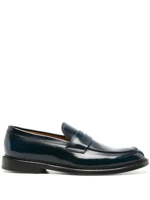 DOUCAL'S Leather Penny Loafers