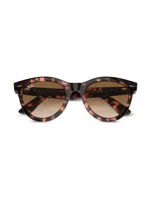 Ray-ban Wayfarer Round-frame Sunglasses - Pink