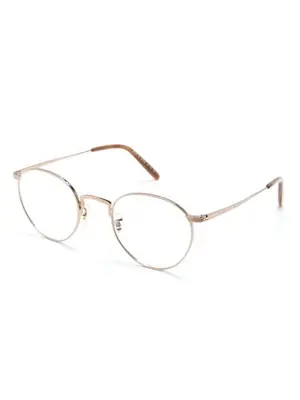 Oliver Spencer Round-frame Titanium Eyeglasses