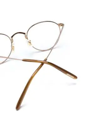 Oliver Spencer Round-frame Titanium Eyeglasses
