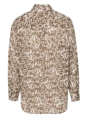 LEMAIRE Abstract-print Cotton Shirt