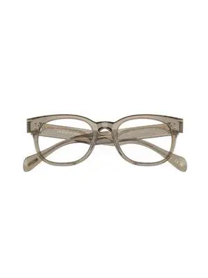Oliver Spencer Afton Square-frame Glasses - Neutrals