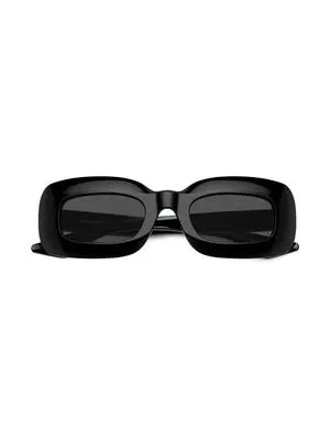 Oliver Spencer 1966c Rectangle-frame Sunglasses - Black