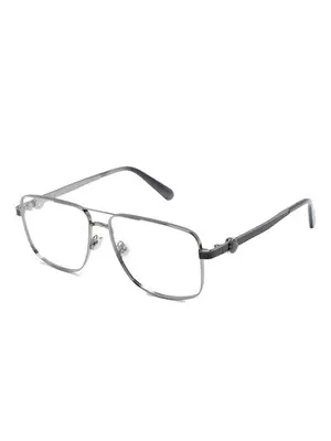Moncler Logo-plaque Navigator Glasses