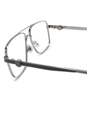 Moncler Logo-plaque Navigator Glasses
