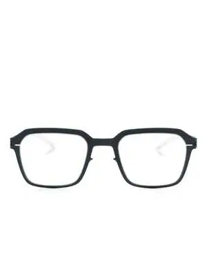 Mykita Garland Square-frame Glasses - Blue