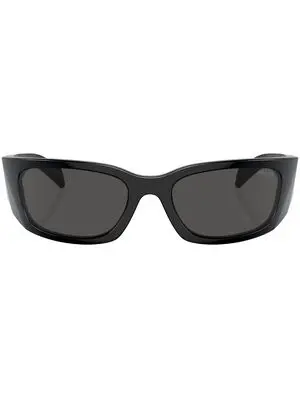 Prada Rectangular Frame Sunglasses - Black