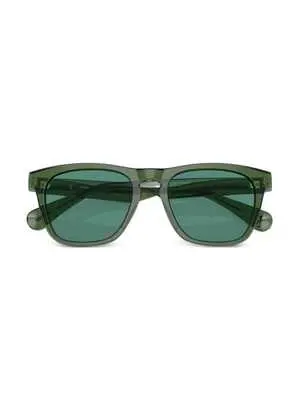 Oliver Spencer R-3 Wayfarer Sunglasses - Green