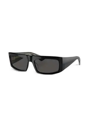 Oliver Spencer 1979c Rectangle Sunglasses - Black