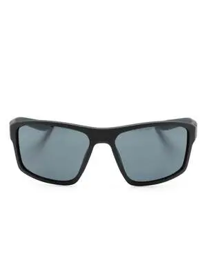 Nike Brazen Fury Rectangle-frame Sunglasses - Black