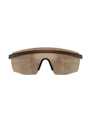 Oliver Spencer R-4 Mask-frame Sunglasses - Brown