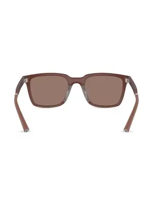 Oliver Spencer Mr. Federer Square-frame Sunglasses - Red