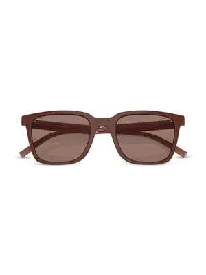 Oliver Spencer Mr. Federer Square-frame Sunglasses - Red