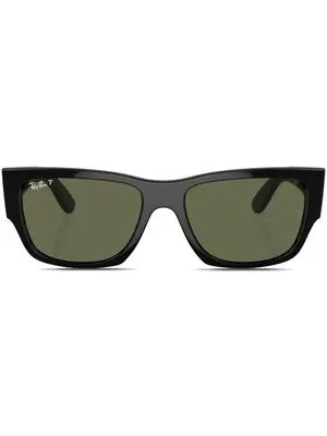 Ray-ban Carlos Rectangle-frame Sunglasses - Black