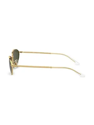 Ray-ban Oval-frame Sunglasses - Gold