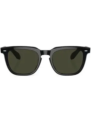 Oliver Spencer N.06 Square Sunglasses - Black