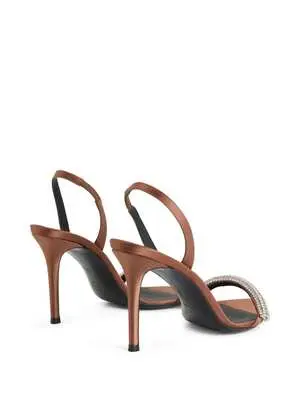 GIUSEPPE ZANOTTI Intriigo Galassia 90mm Rhinestone Sandals