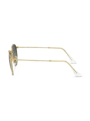 Ray-ban Round Frame Sunglasses - Gold