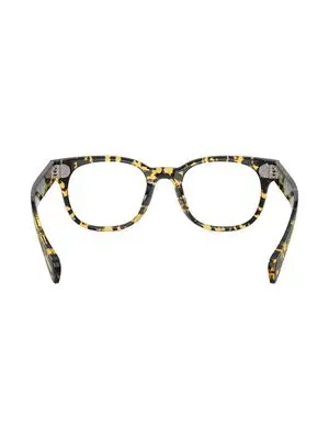 Oliver Spencer Afton Square-frame Glasses - Brown