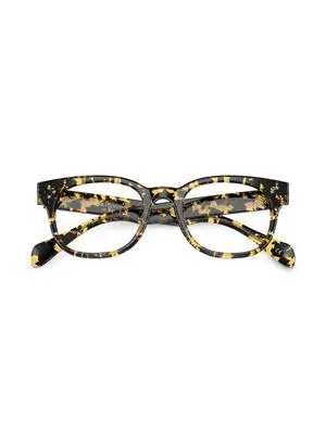 Oliver Spencer Afton Square-frame Glasses - Brown