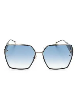 Philipp Plein Oversize-frame Sunglasses - Gold