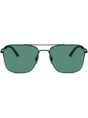 Oliver Spencer R-2 Square-frame Sunglasses - Green