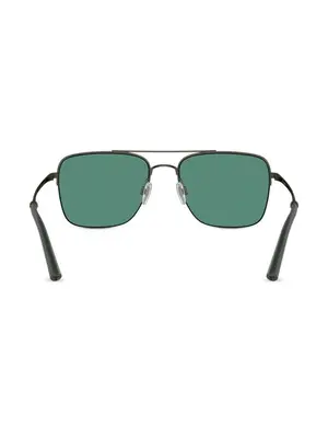Oliver Spencer R-2 Square-frame Sunglasses - Green