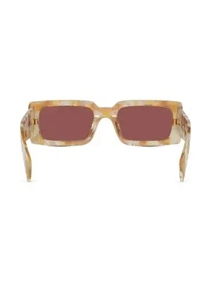 Prada Pr A07s Rectangle Sunglasses