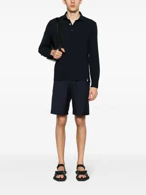 DRUMOHR Spread-collar Cotton Polo Shirt - Blue