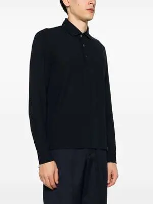 DRUMOHR Spread-collar Cotton Polo Shirt - Blue
