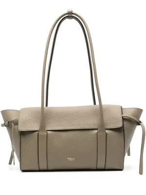 Mulberry Small Soft Bayswater Leather Tote - Green