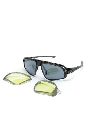 Nike Flyfree Navigator-frame Sunglasses - Black