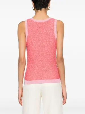 Jacob Cohen Speckle-knit Tank Top - Red