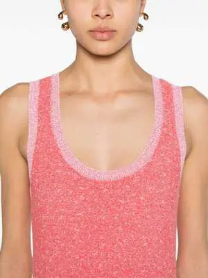 Jacob Cohen Speckle-knit Tank Top - Red