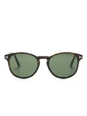 TOM FORD Lewis Round-frame Sunglasses - Brown