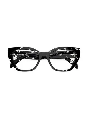 Prada Geometric Glasses - Black