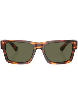 Prada Prada Eyewear Tortoiseshell Square Frame Sunglasses Brown