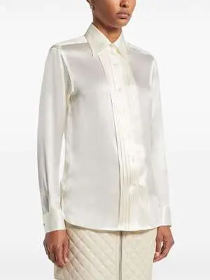 TOM FORD Pleated Silk Shirt