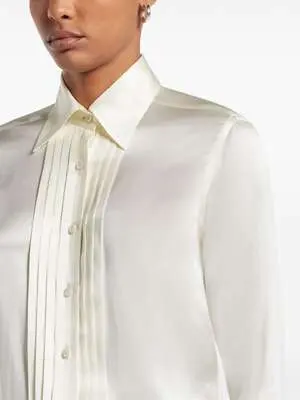 TOM FORD Pleated Silk Shirt