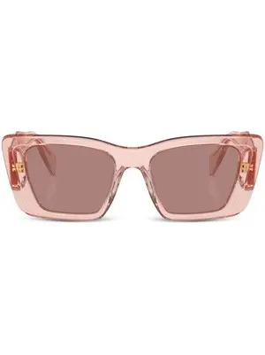 Prada Pr 08ys Oversized Sunglasses - Pink