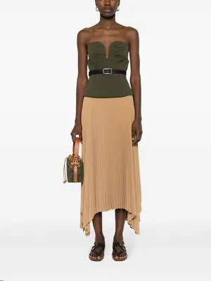 Max Mara Cacao Bustier Top