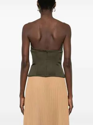 Max Mara Cacao Bustier Top