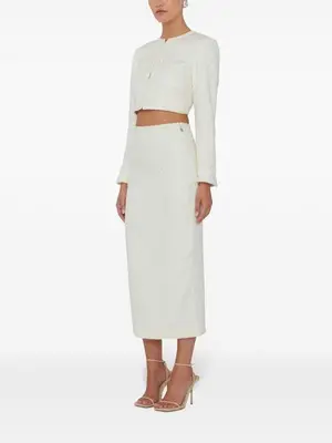 ROTATE BY BIRGER CHRISTENSEN Bouclé Cropped Jacket