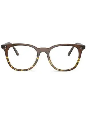 Oliver Spencer Josianne Round-frame Eyeglasses - Brown