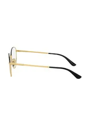 VOGUE EYEWEAR Logo-engraved Round-frame Glasses - Gold