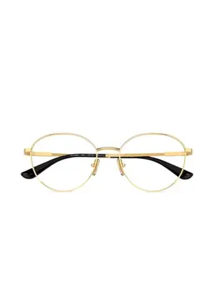 VOGUE EYEWEAR Logo-engraved Round-frame Glasses - Gold