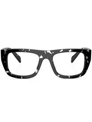 Prada Rectangle-frame Glasses - Black