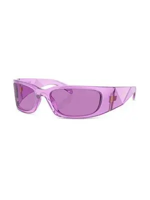 Prada Oval Frame Sunglasses - Pink